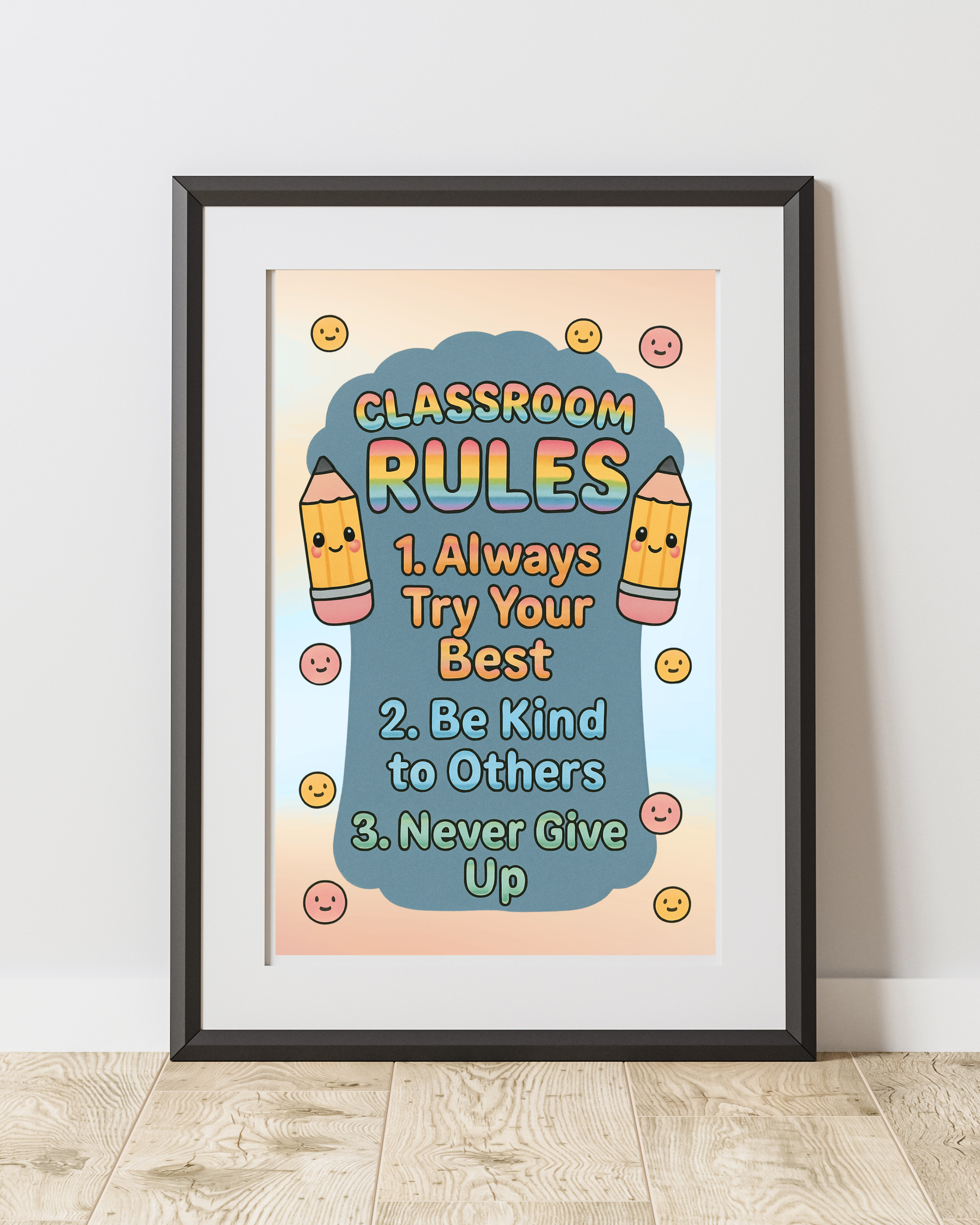 Classroom Rules, Pencil – Chalk and Cheer Prints